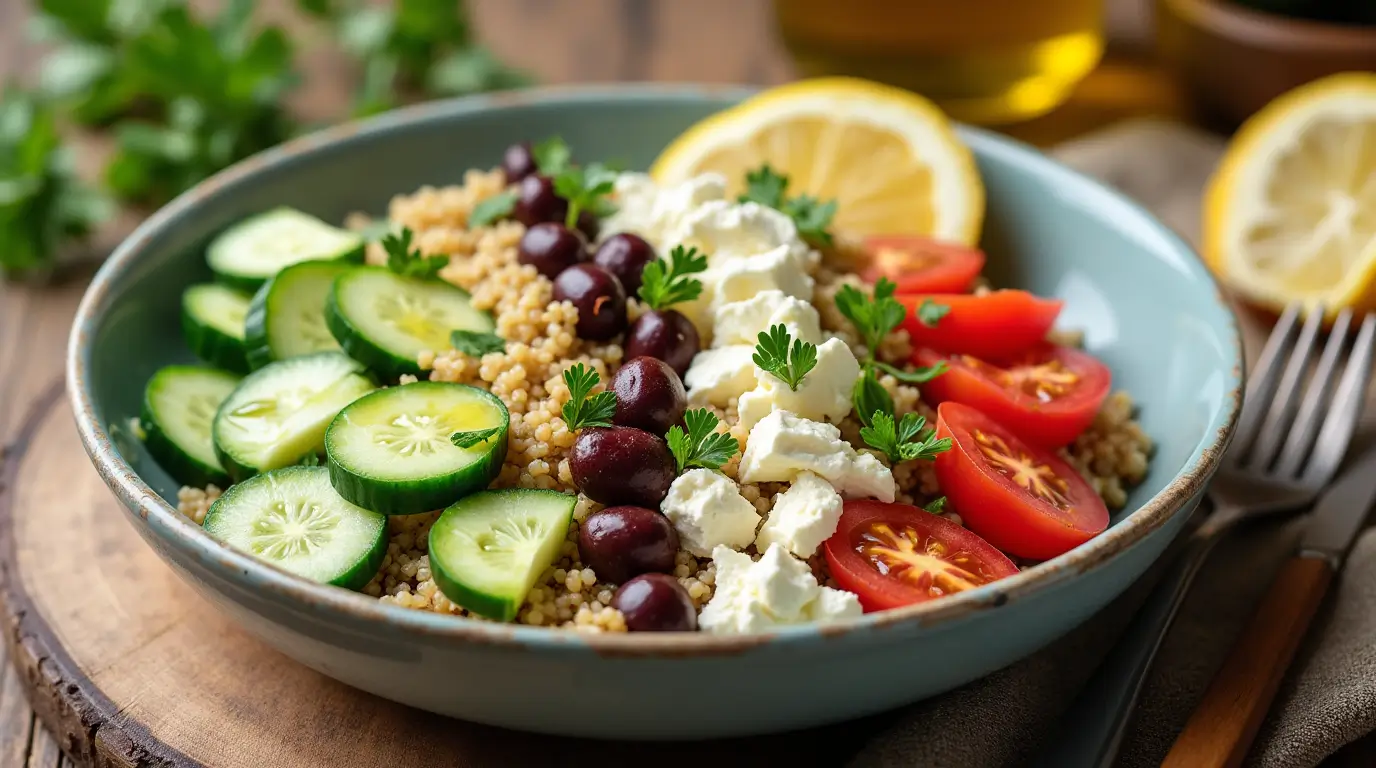 10-Minute Mediterranean Quinoa Power Bowl Recipe for a Healthy ...