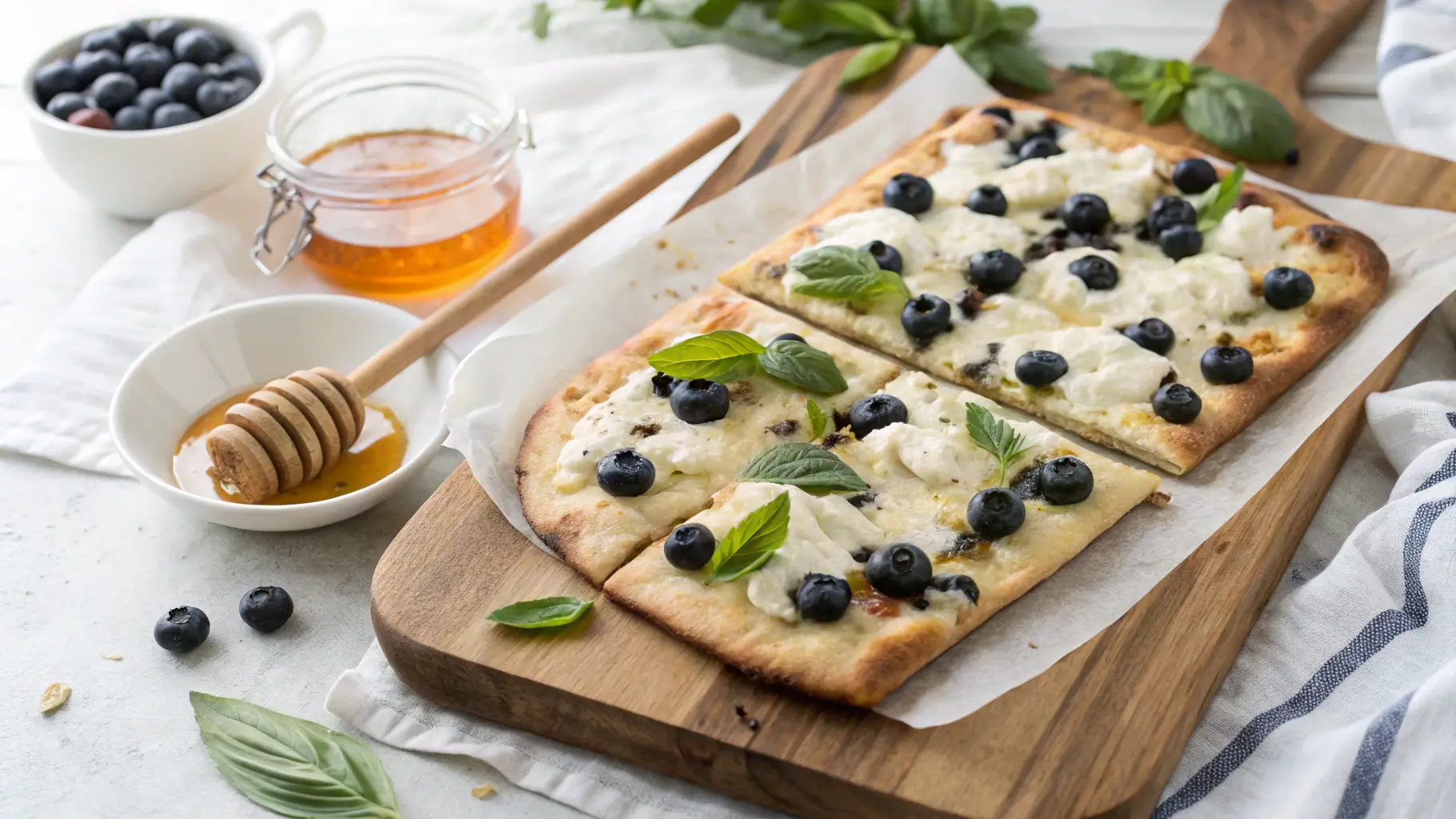 The Bold Blueberry Feta Flatbread Everyone Loves